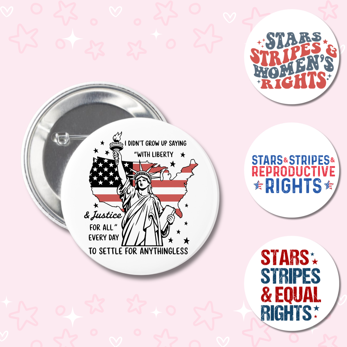 Fourth Of July Buttons – Magnetika Prints